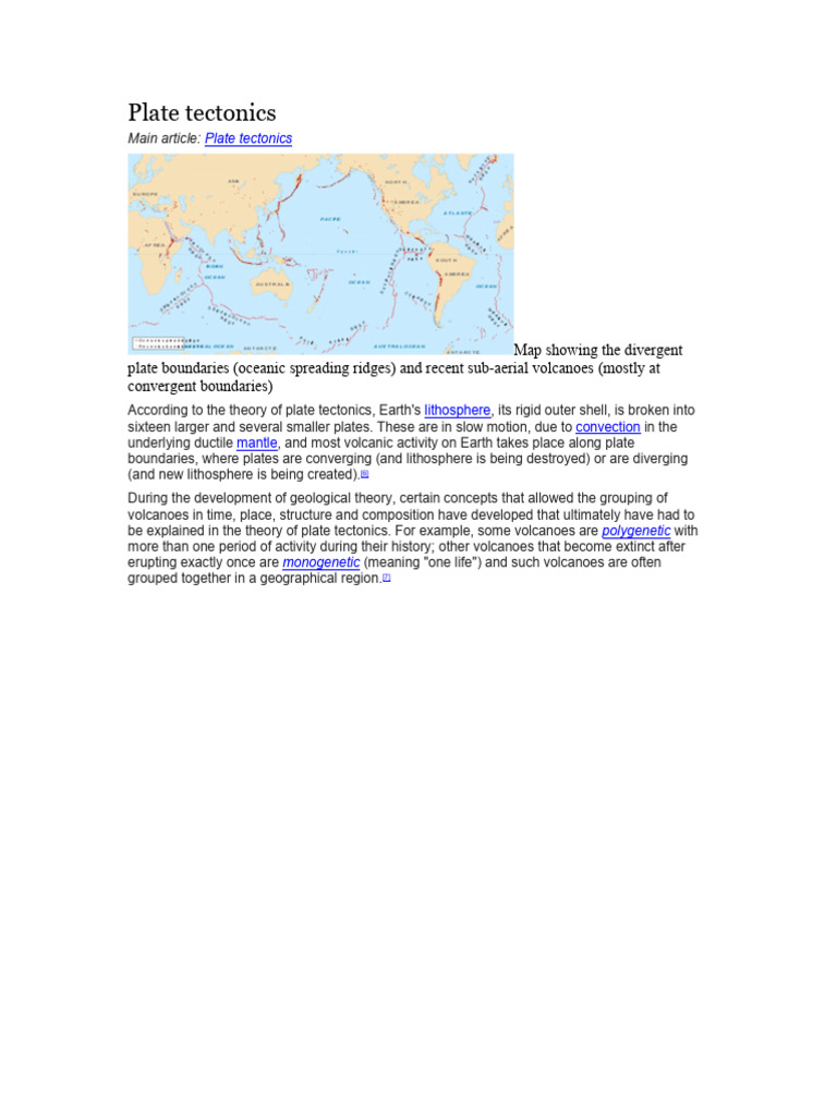 Plate Tectonics | PDF