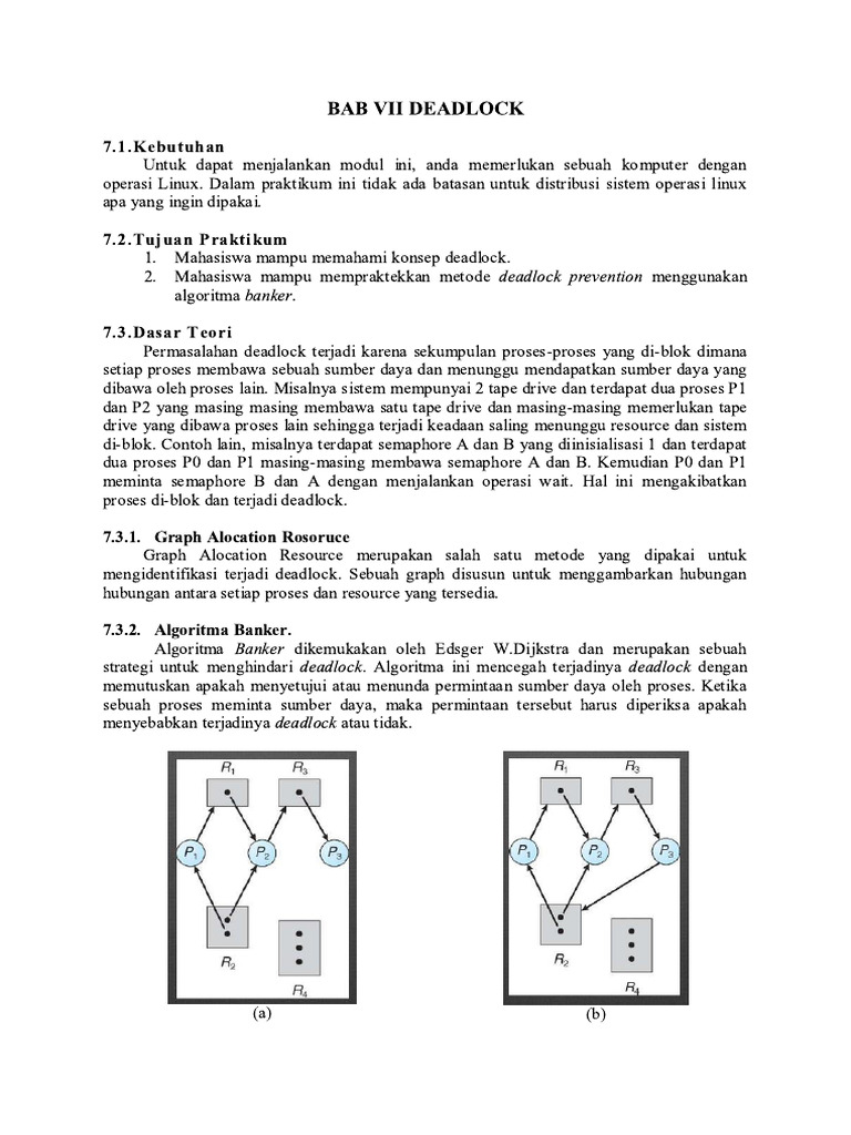modul deadlock | PDF