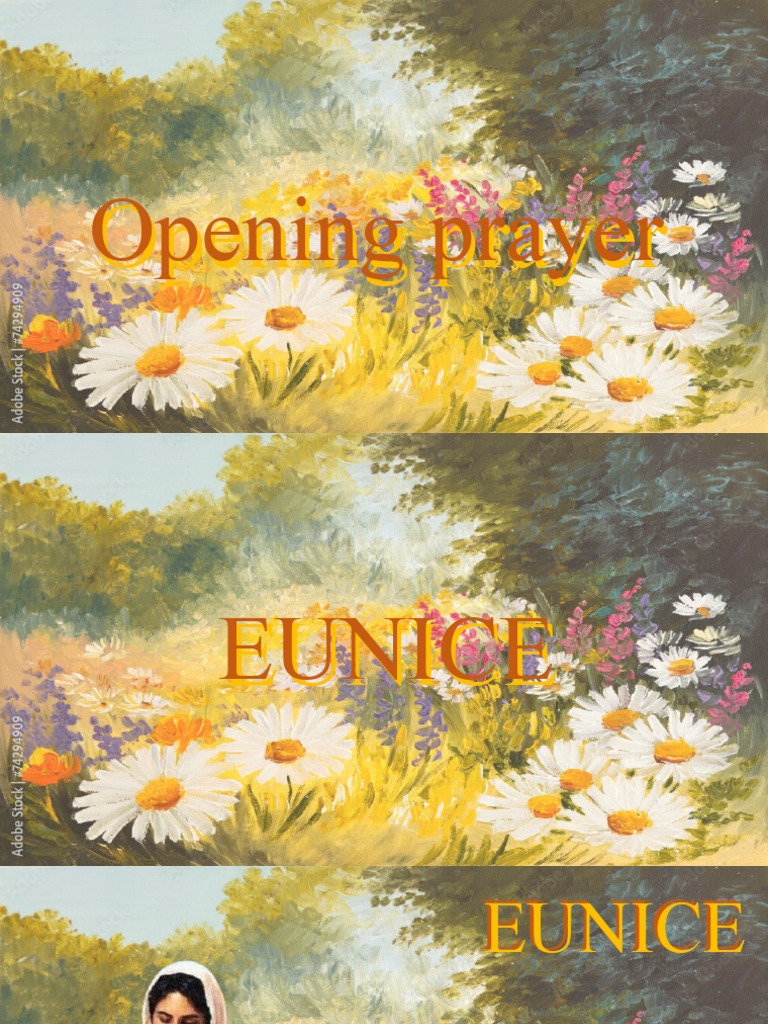 Eunice | PDF | Social Science | Wellness