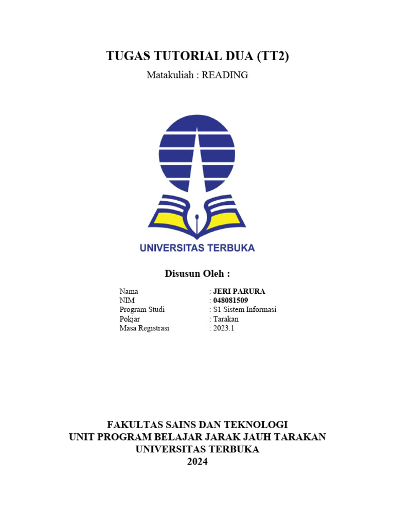 Tugas Tutorial Dua Reading | PDF | Physical Fitness | Pregnancy