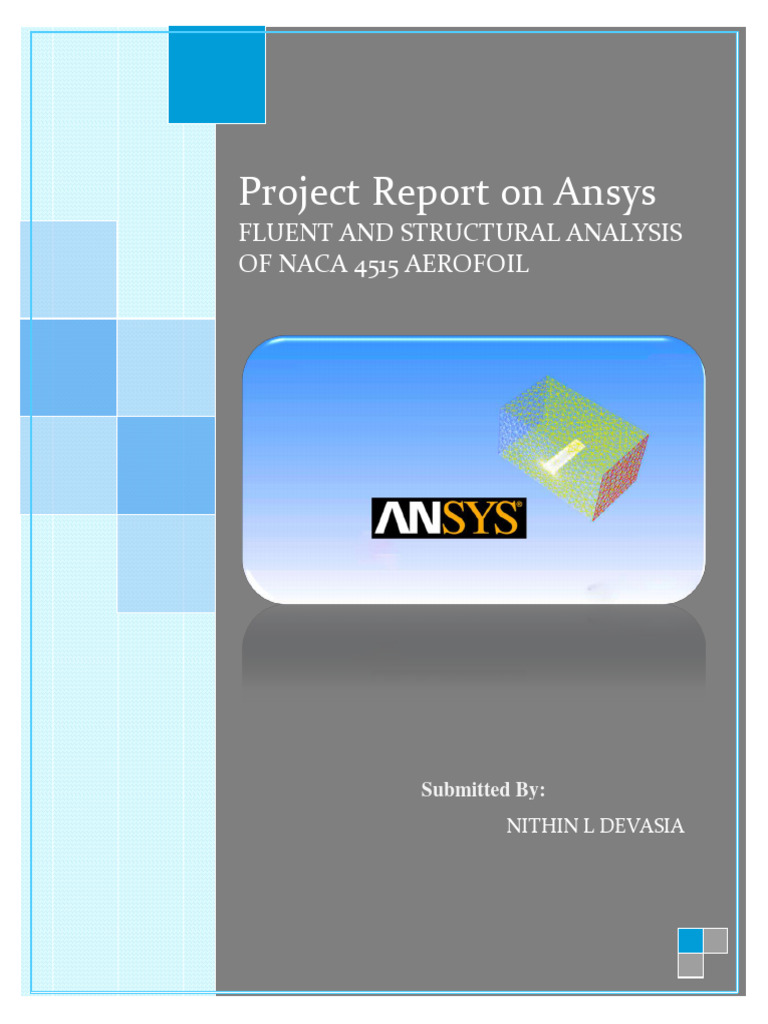 Project Report Ansys Workbench Nithin L Devasia PDF Free | PDF ...