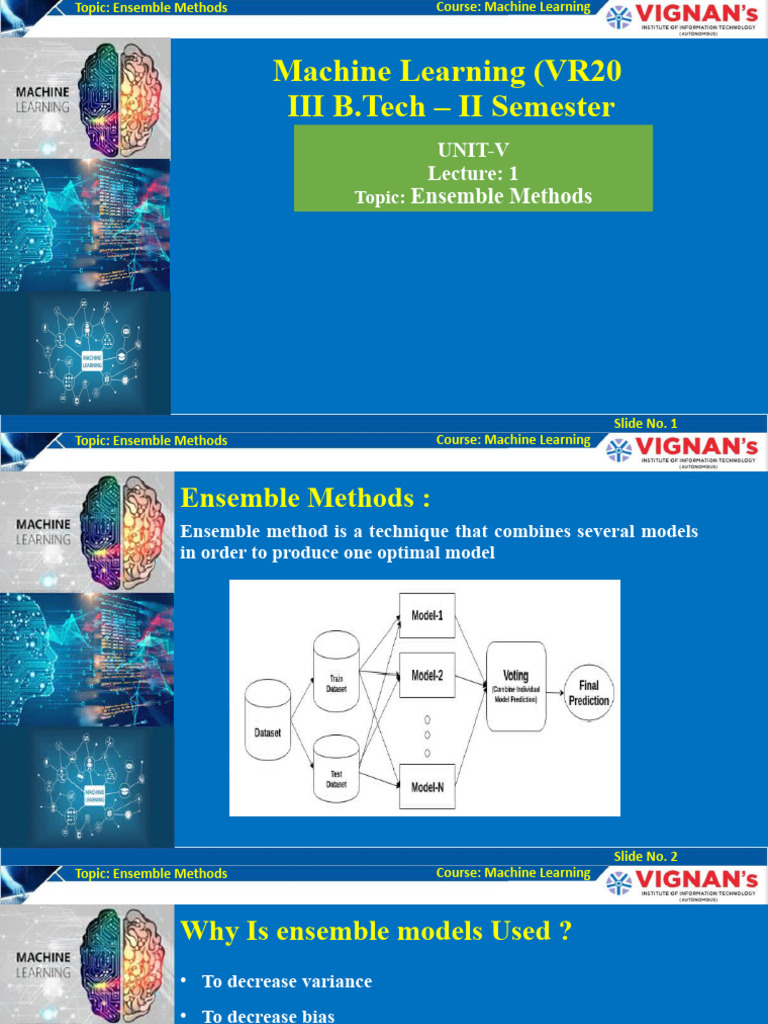 Ensemble | PDF | Machine Learning | Learning