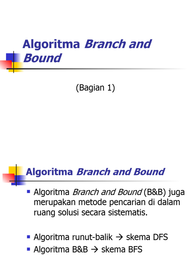 21-Rinaldi Munir-Algoritma Branch and Bound 1 | PDF