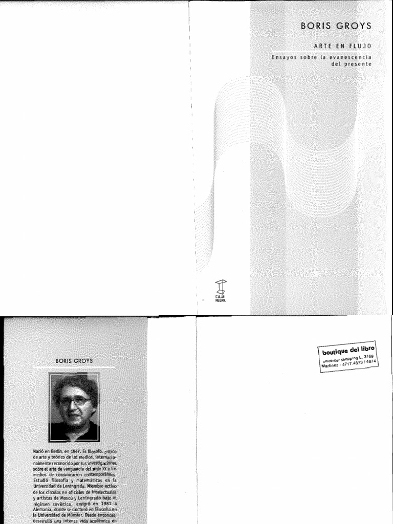 Boris Groys - Arte en Flujo | PDF