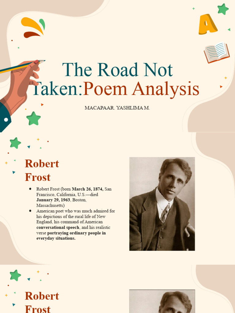 "Analysis of Frost's The Road Not Taken" | PDF