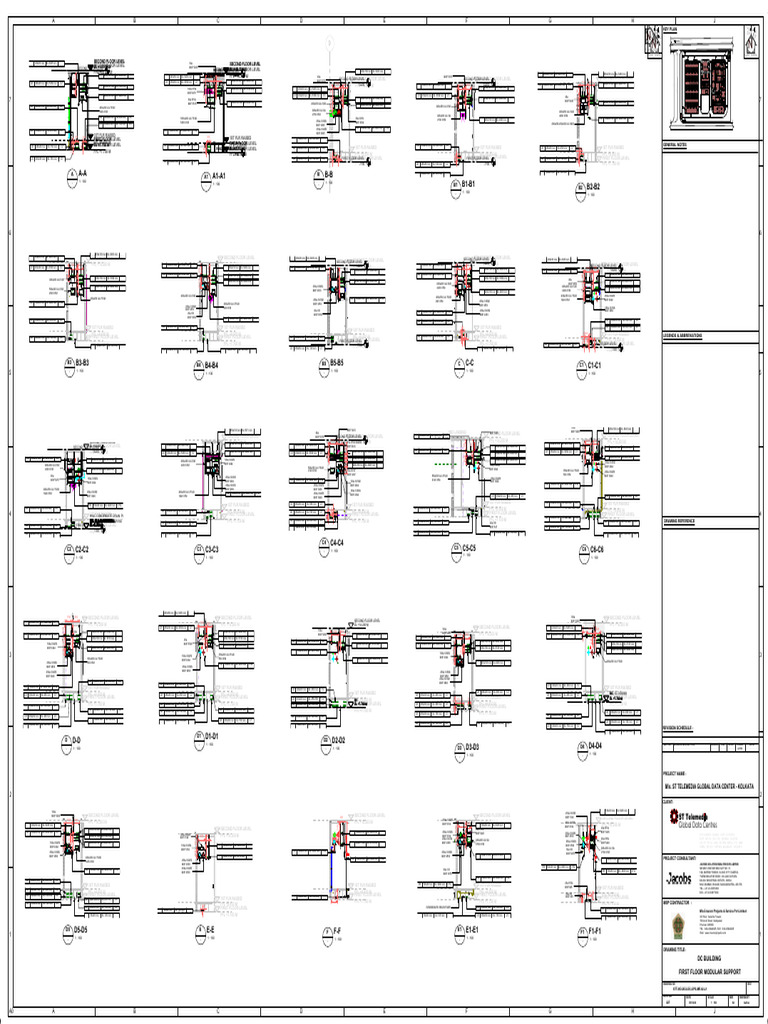 STT-KO-DC2-DC-CPS-ME-02-R0 - Crescon-It - Floor Plan - FIRST FLOOR-MODULAR SUPPORT | PDF