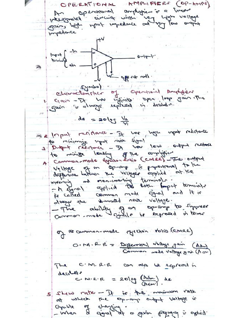 OPERATIONAL AMPLIFIERS | PDF