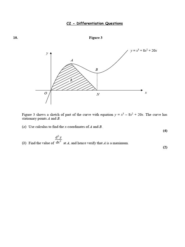 Differentiation Problems and Solutions | PDF | Area | Mathematical Analysis