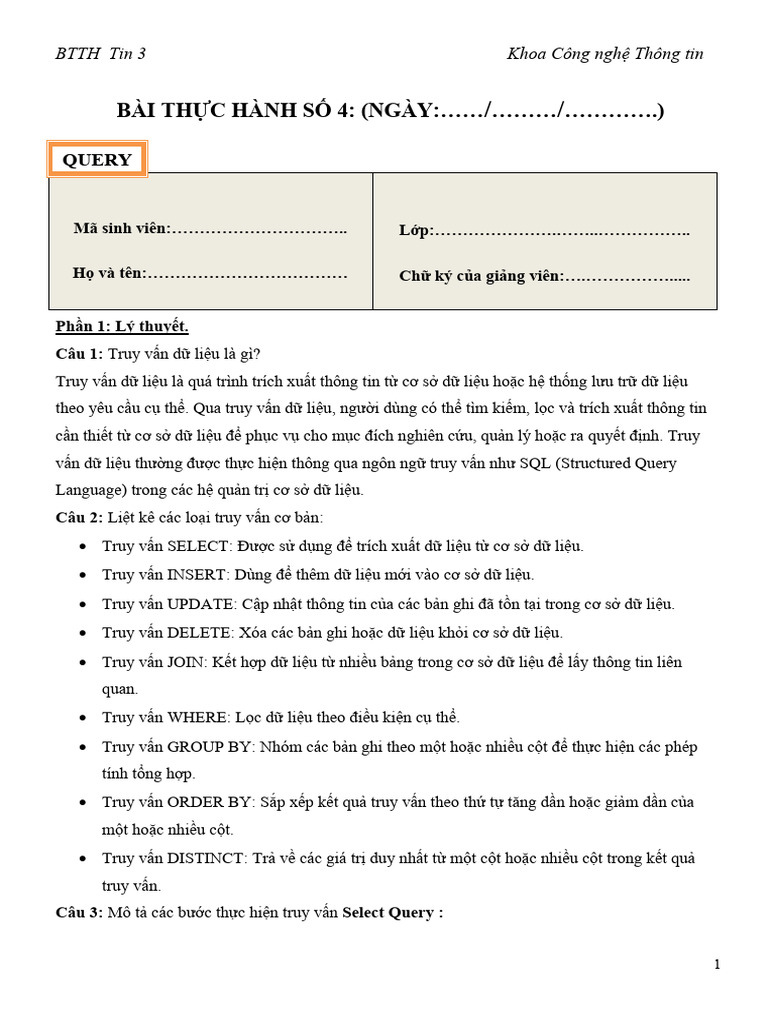 Chu Ngoc Son Buoi 4 | PDF