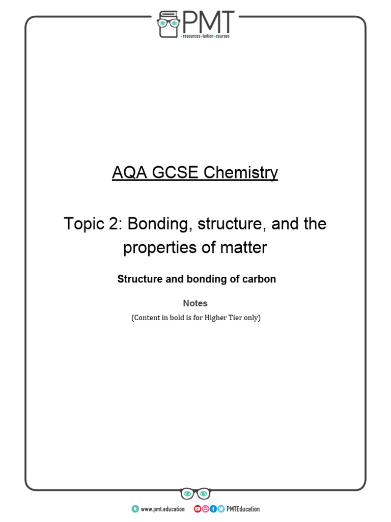 Carbon Bonding and Structures Explained | PDF | Carbon | Physical Sciences
