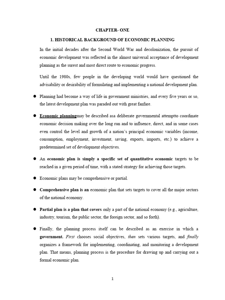 Development Planning and Project Analysis I | PDF | Economic Growth ...