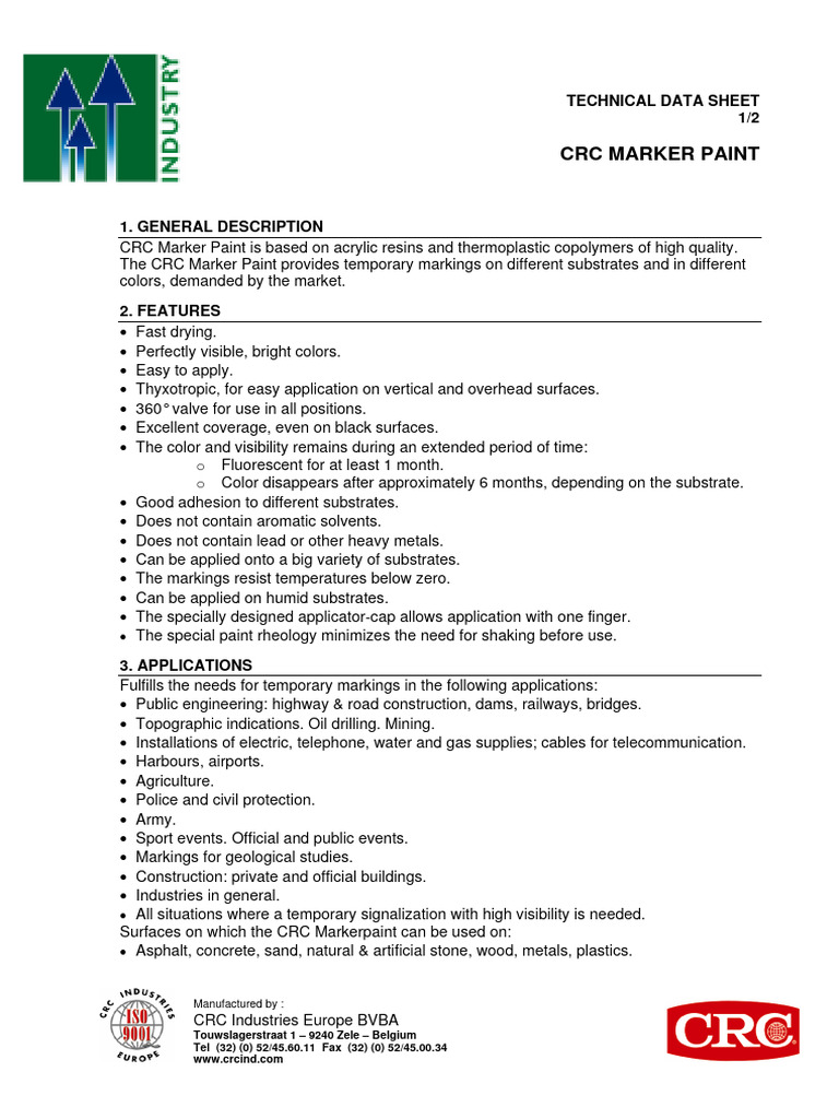 TCI3 Markpaint | PDF | Paint | Materials