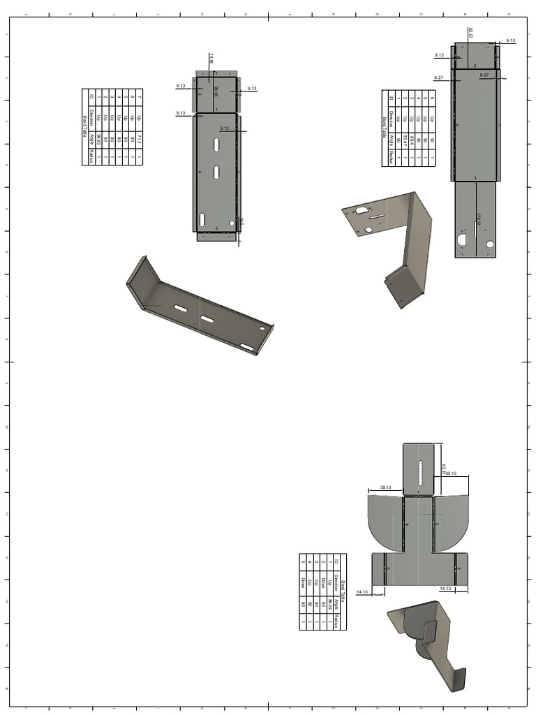Montra v2 Bend Table | PDF | Elementary Geometry | Trigonometry