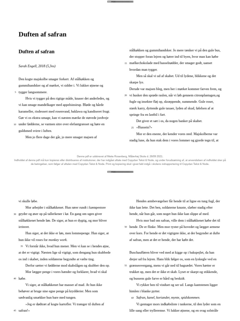 Duften Af Safran | PDF