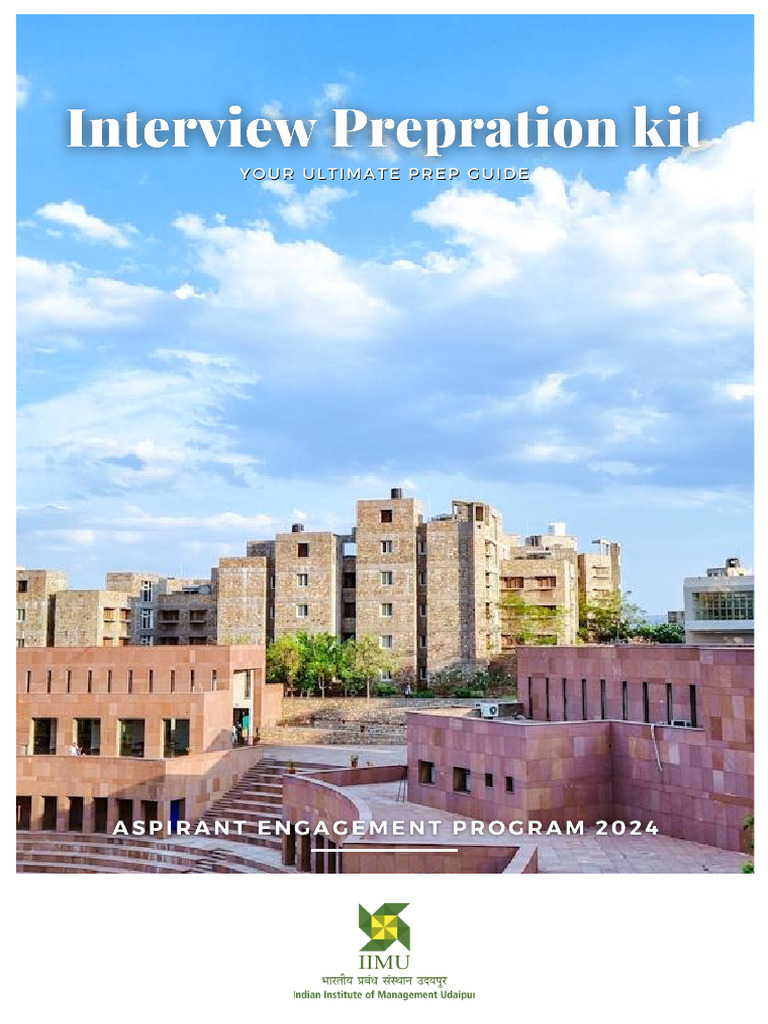 Interview Prepration Kit Iim Udaipur Pdf Marketing Private Sector
