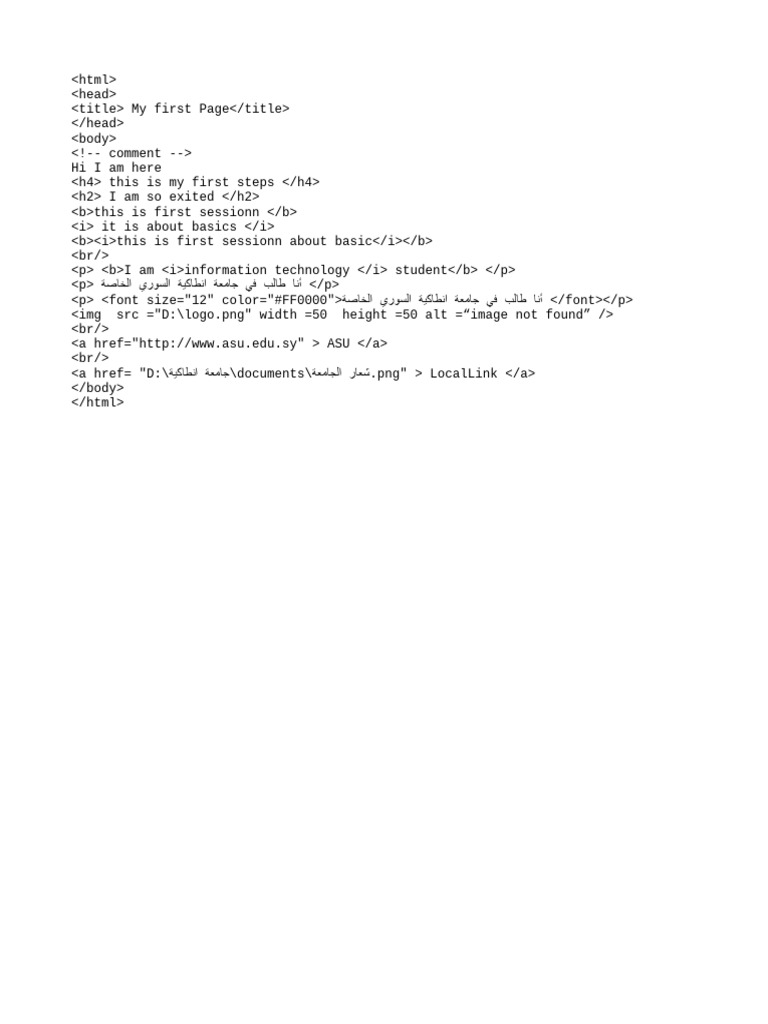 1 Html Basics Pdf
