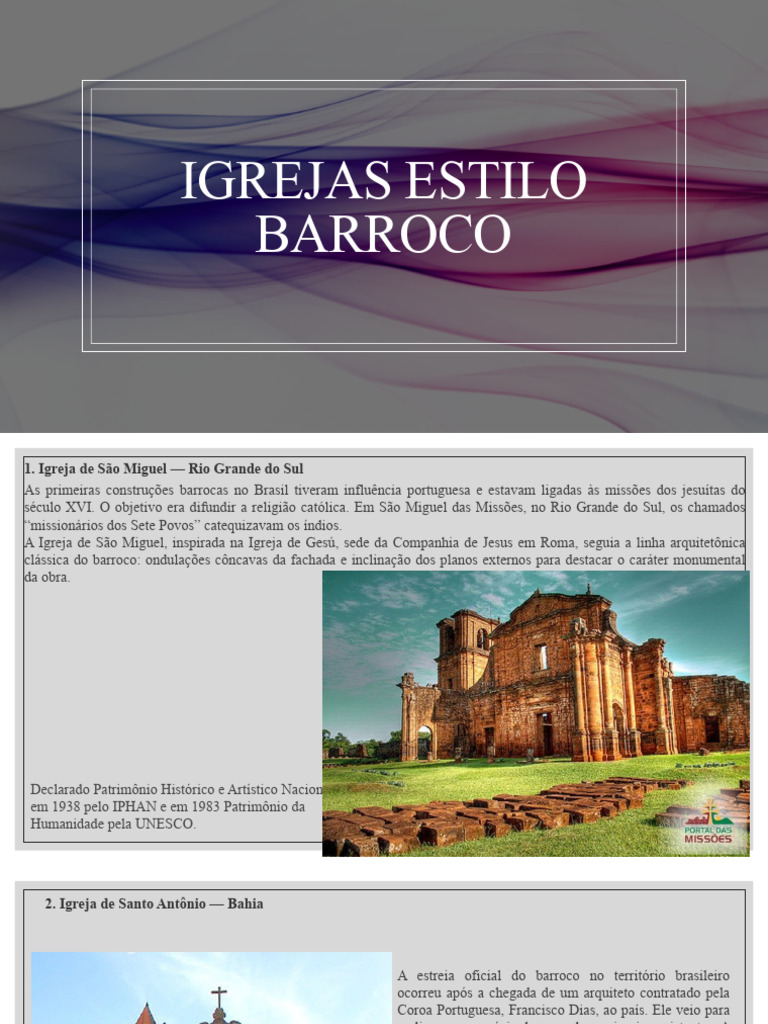 Slide 7 Ano (Barroco e Rococó) | PDF | Barroco