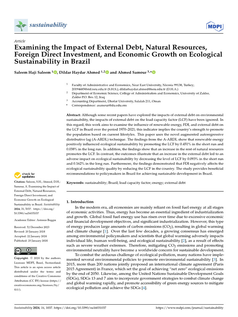 Sustainability 16 01037 V2 Pdf Sustainability Climate Change