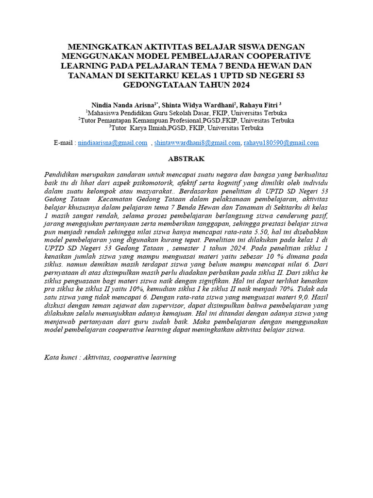 Coretan Format Tugas 3 Nindia - 042857 | PDF