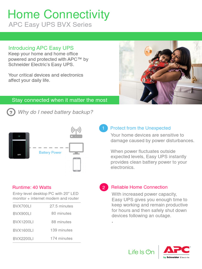 APC Easy-UPS BVX Brochure - Europe IEC | PDF | Mains Electricity ...