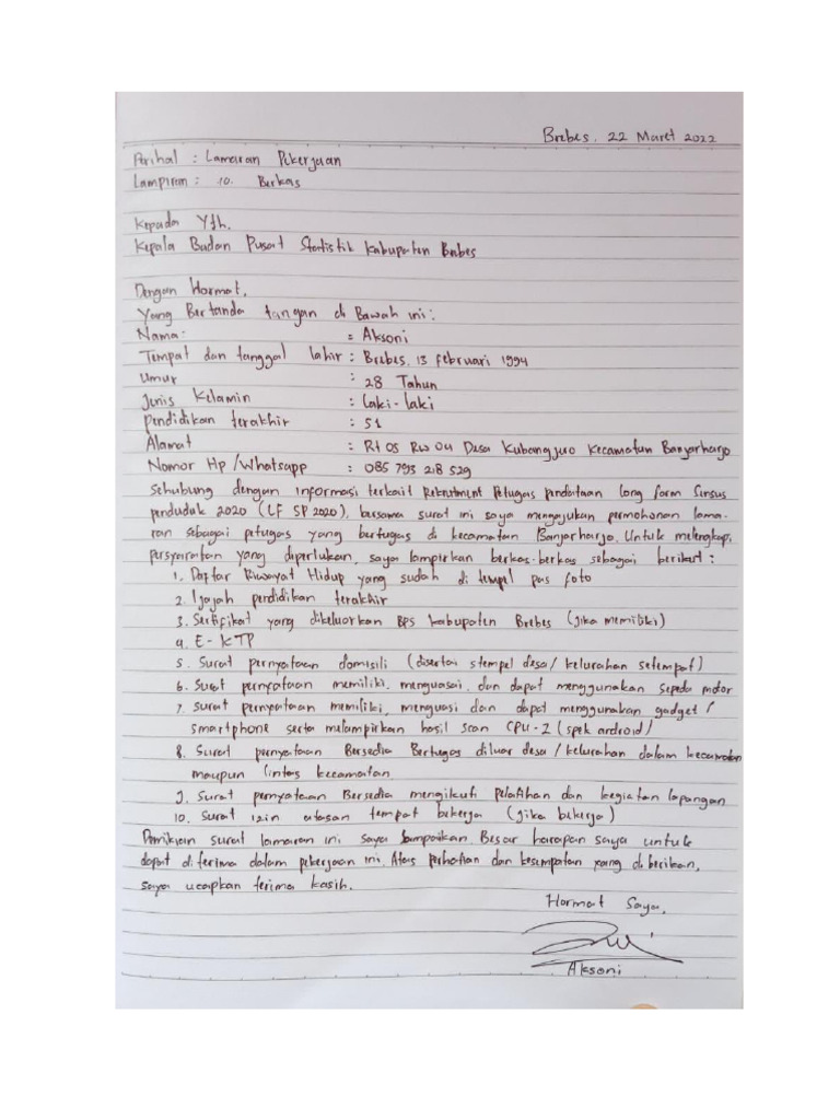 Berkas Aksoni LF sp2020 | PDF