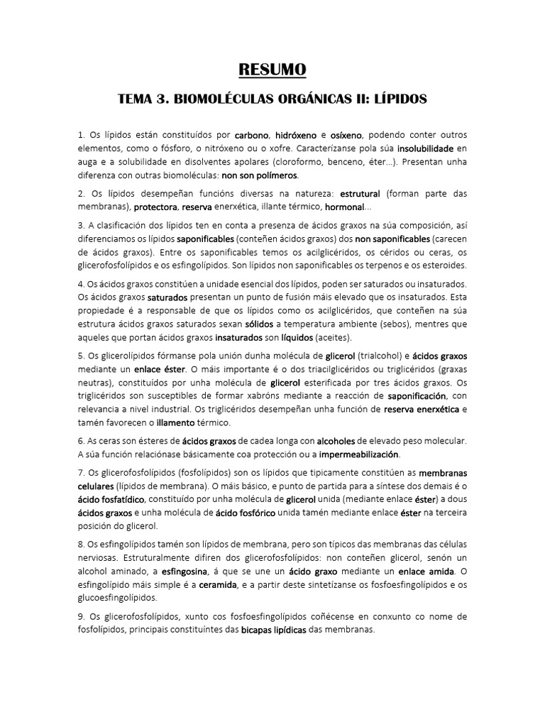 Resumo Tema 3 | PDF