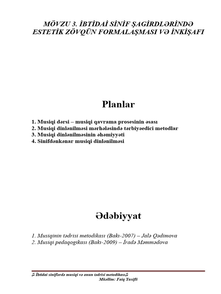 İS 21 3-Cü Movzu | PDF