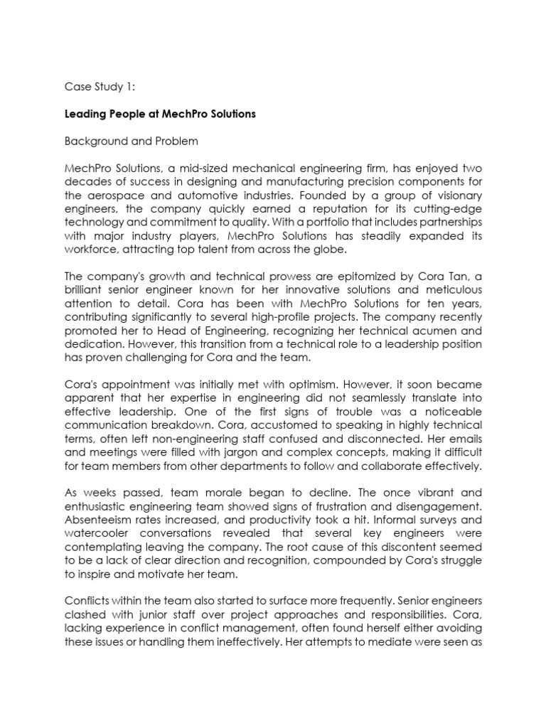 Case Studies | PDF | Goal | Innovation