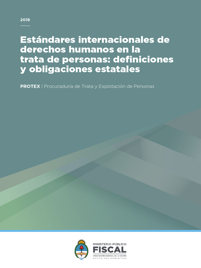 Estándares sobre Trata de Personas | PDF | Trata de personas | La ...