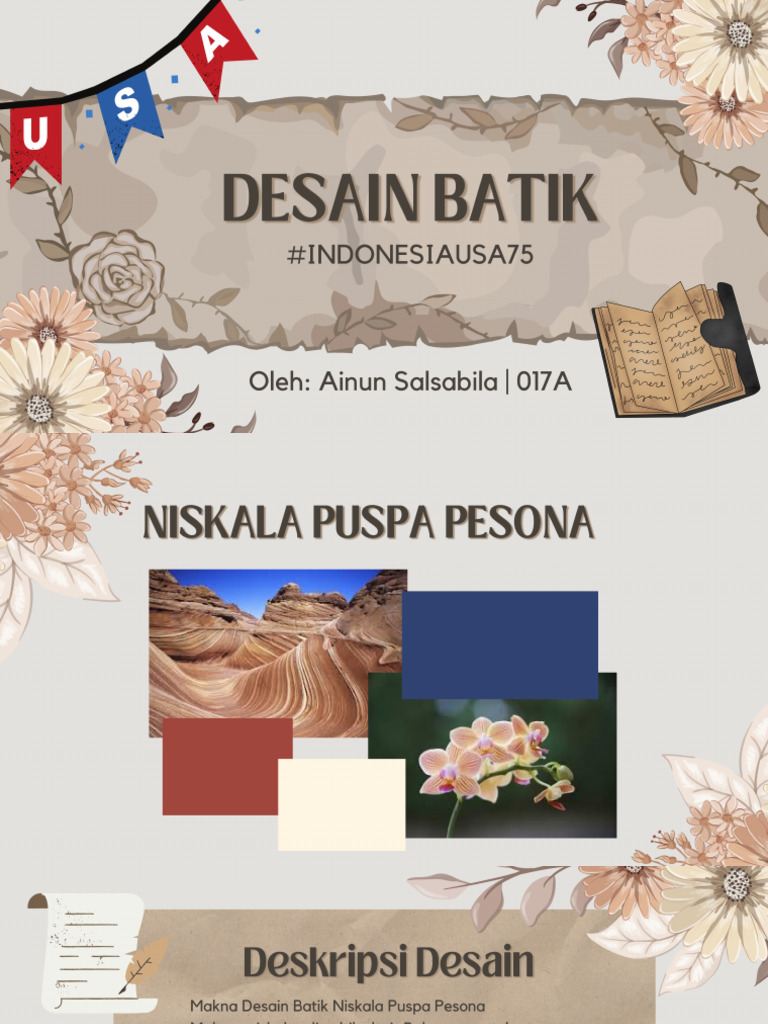 017A - Ainun Salsabila - Desain Batik | PDF