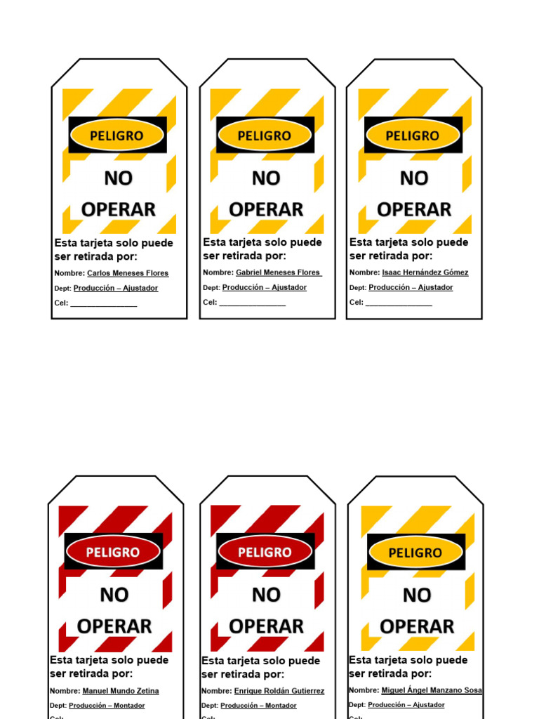 Tarjetas Lotos | PDF