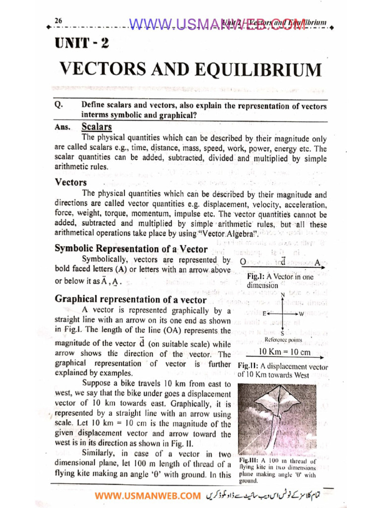 11th Physics Unit 2 BBISE Notes | PDF