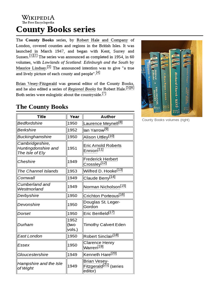 County Books Series | PDF | Summer Sports | Forms Of Cricket