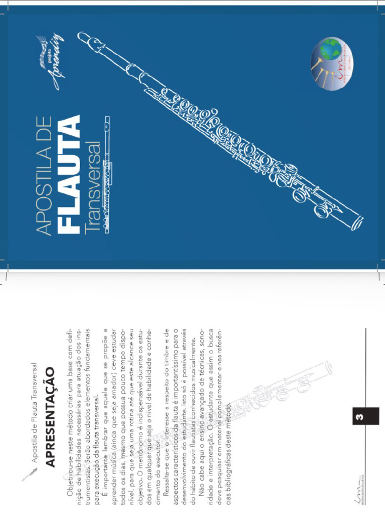 Apostila Flauta Transversal Projeto Aprendiz | PDF