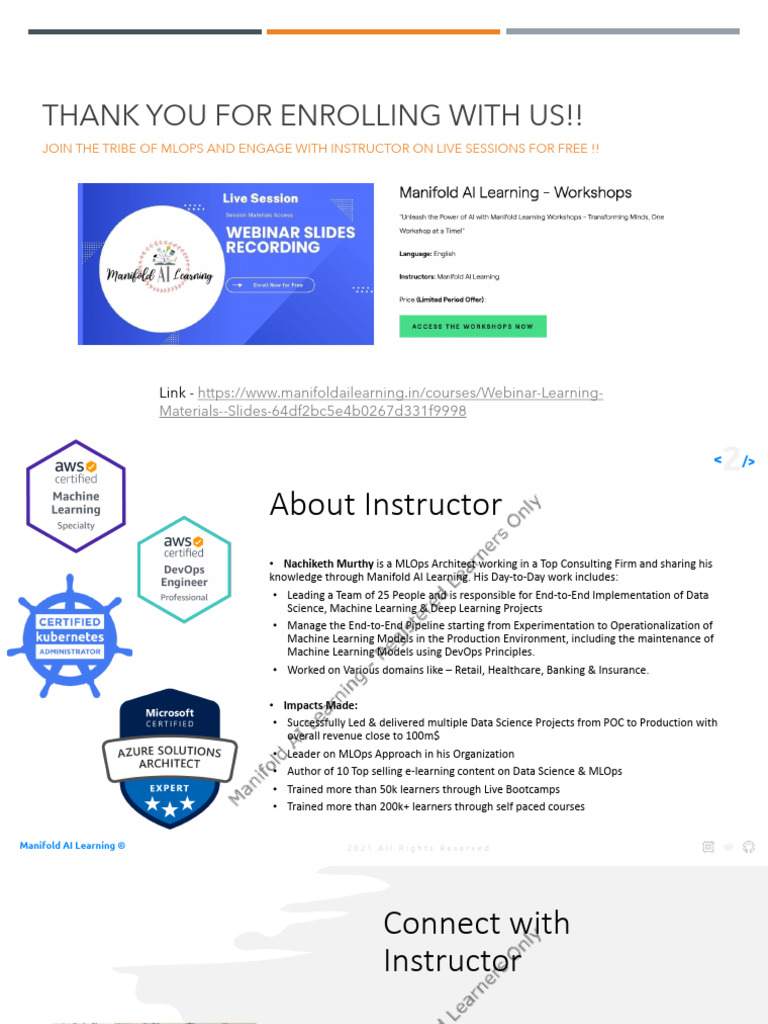 Complete MLOps AIOps BootCamp | PDF | Linux Distribution | Linux