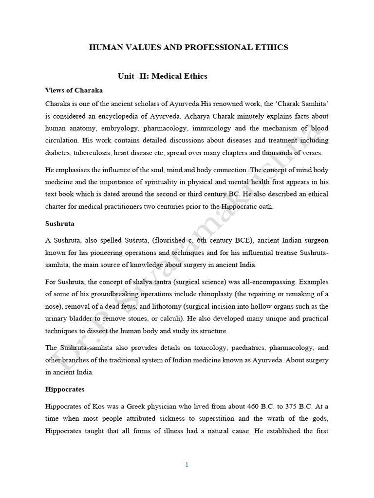 HPE Unit-II | PDF | Cloning | Medical Ethics