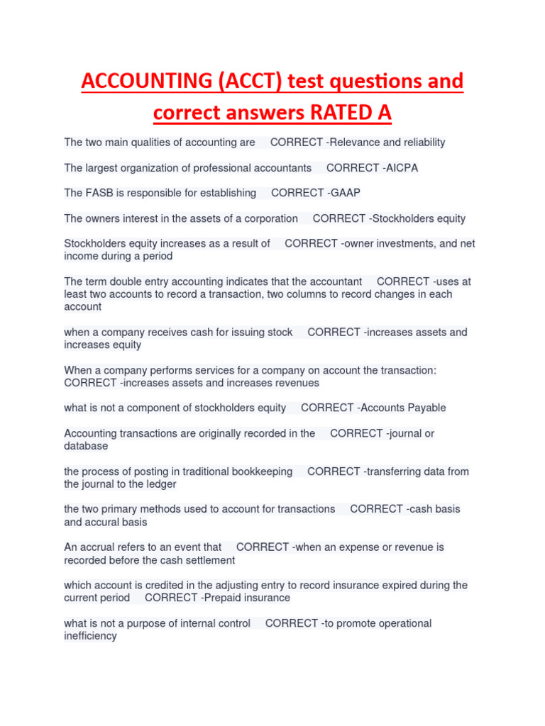 Acct 10 | PDF | Equity (Finance) | Debits And Credits