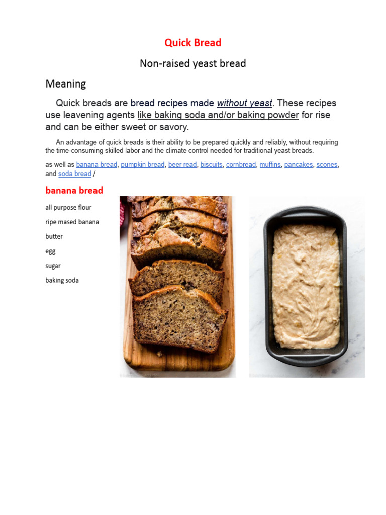 Quick Bread | PDF | Pancake | Muffin