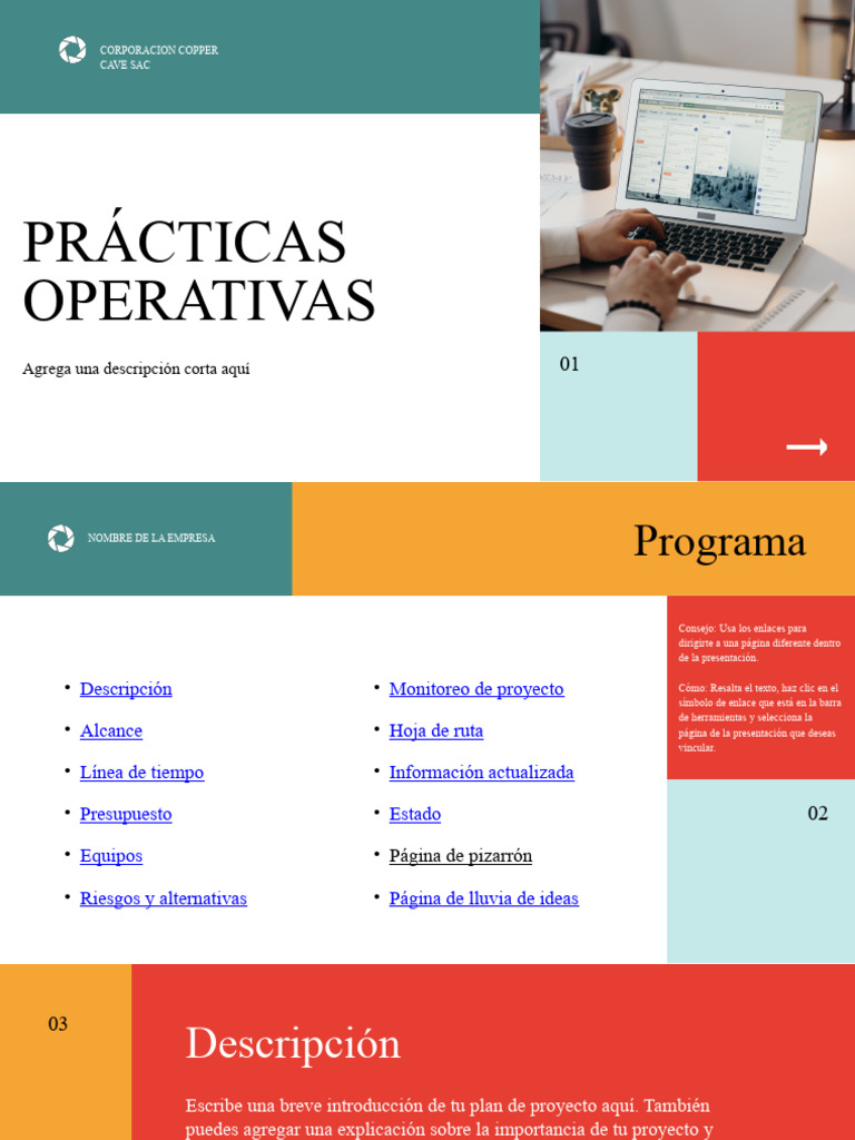 Plantilla para Presentación de Proyectos | PDF