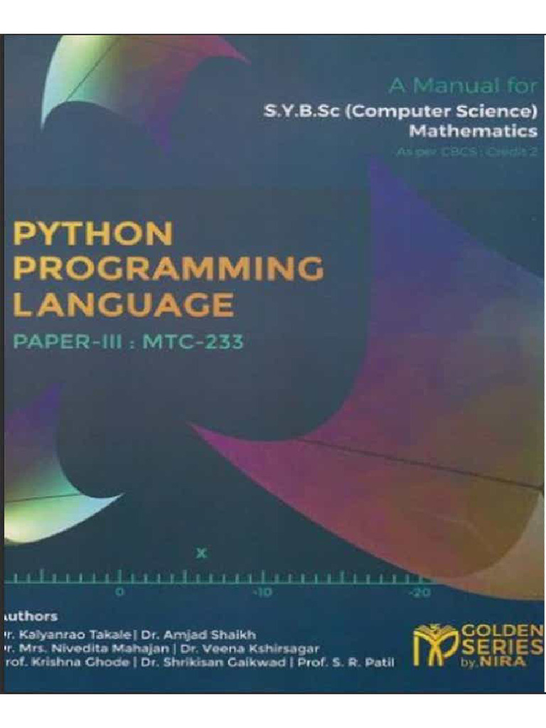 Python Programming Language (Chapter 1) | PDF