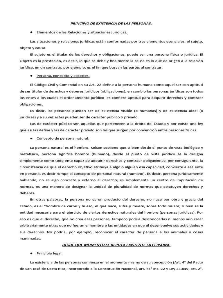 Principio y Fin de La Existencia de Las Personas | PDF | Liquidación | Justicia
