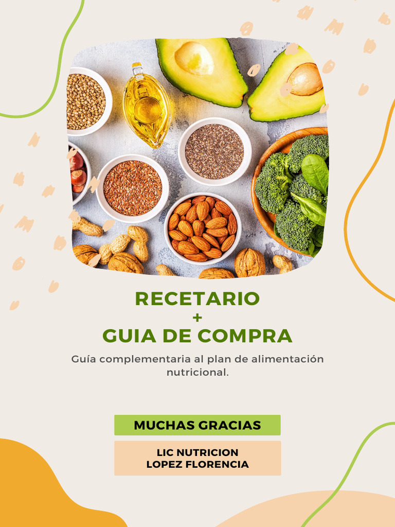 Recetario + Guia de Compras. | PDF | Panes | Cocina
