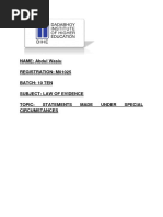 BSA | PDF | Evidence (Law) | Legal Procedure