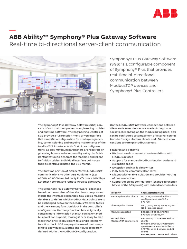 7PAA010531 B en Symphony Plus Gateway Software | PDF | Network ...