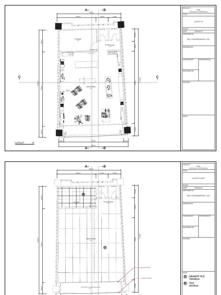 GAMBAR KERJA FOD Summarecon 050321 | PDF | Interior Design ...