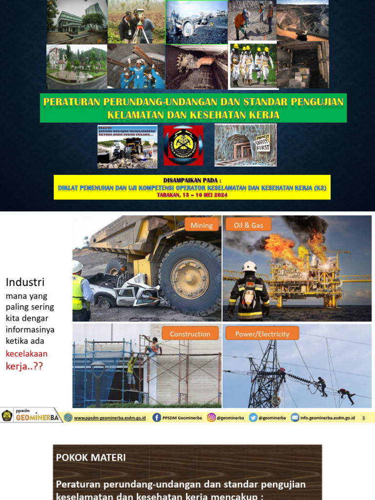 Peraturan Dan Standar Pengujian K3 - Diklat Operator K3 - Tarakan - 14052024 - Peserta | PDF ...