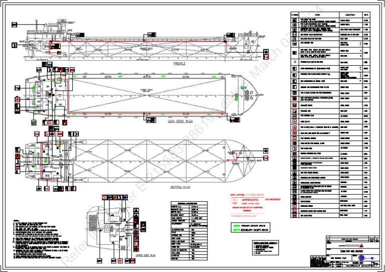 nd290-203 - Rev0 - Fire Control Plan | PDF | Shipping | Water Transport