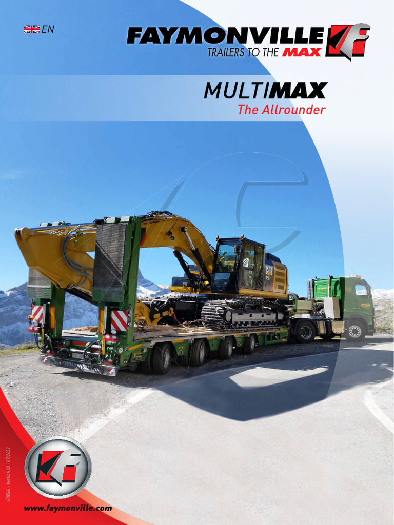 FAYMONVILLE Multimax Brochure | PDF | Axle | Trailer (Vehicle)