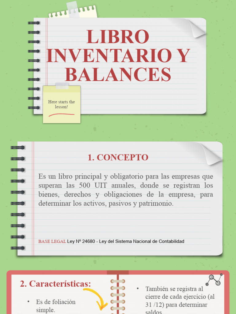 Libro de Inventario y Balances Empresarial | PDF | Contabilidad | Business