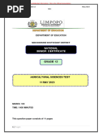 2025 MATHS LIT GRD 12 TERM 2 ASSIGNMENT MEMO | PDF